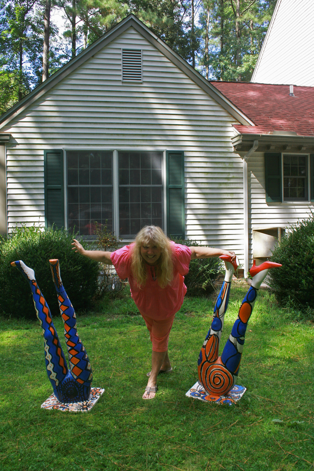 Working on my Installation of Funky Legs