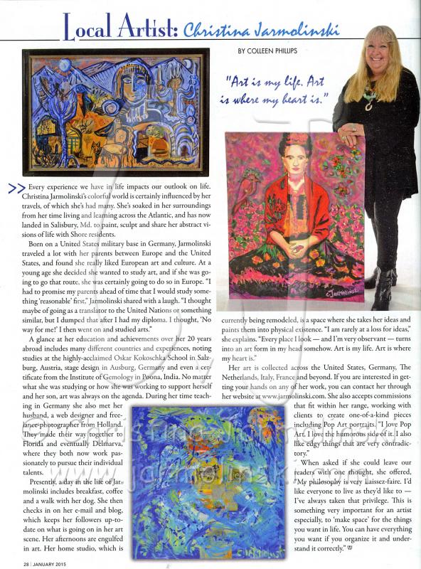 Blog | Christina Jarmolinski, Modern Art.